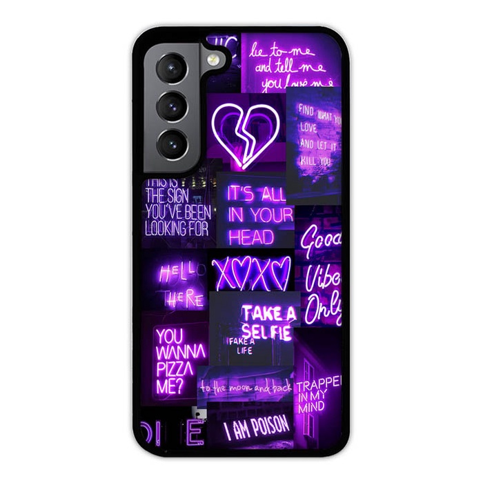 Jual Casing Case Samsung Galaxy S22 S21 S20 Plus Ultra FE 5G Purple Aesthetic D29 | Shopee Indonesia