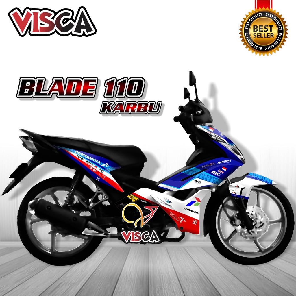 Jual Decal Blade 110 Old Full Body Stiker Motor Blade 110 Full Body ...
