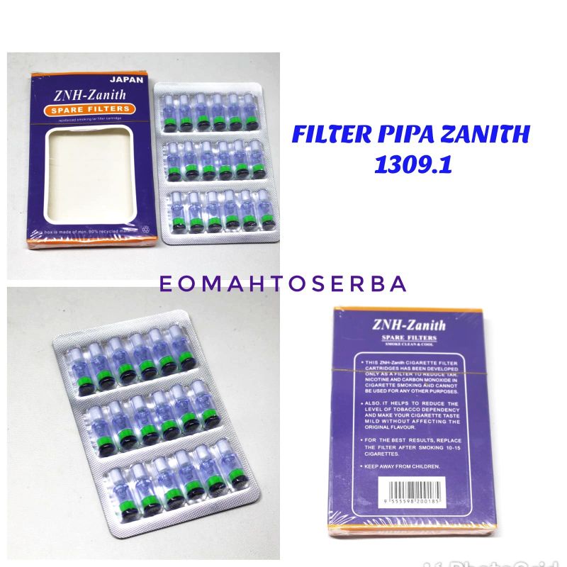 Jual Penyaring Racun Pipa filter RK Zanith 1309.1 isi 18 pcs | Shopee ...