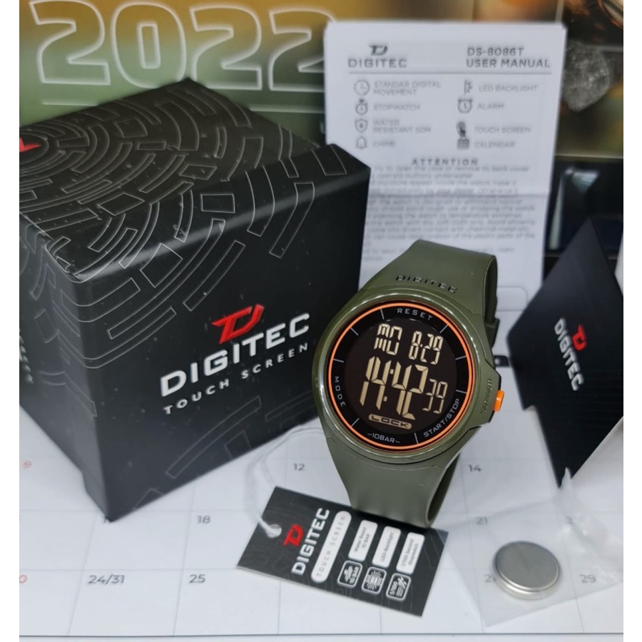 Jual JAM PRIA DIGITEC DS8086T DIGITAL TOUCHSCREEN ORIGINAL ANTI AIR ( 5 ...