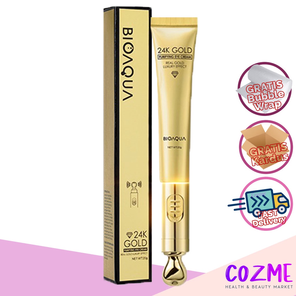 Jual BIOAQUA 24K GOLD Purifying Eye Cream 20gr | Shopee Indonesia