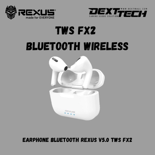 Jual Rexus TWS FX2 Bluetooth Wireless Gaming Earphone | Shopee Indonesia