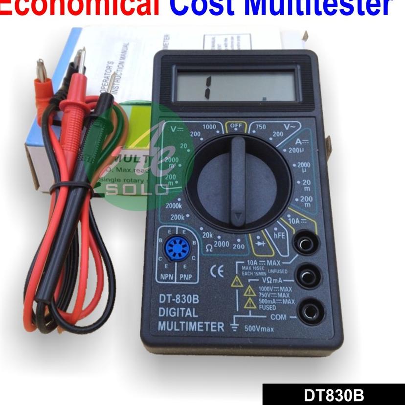 Jual Pusat Garansi Digital Multitester Multimeter Avometer DT830B ...