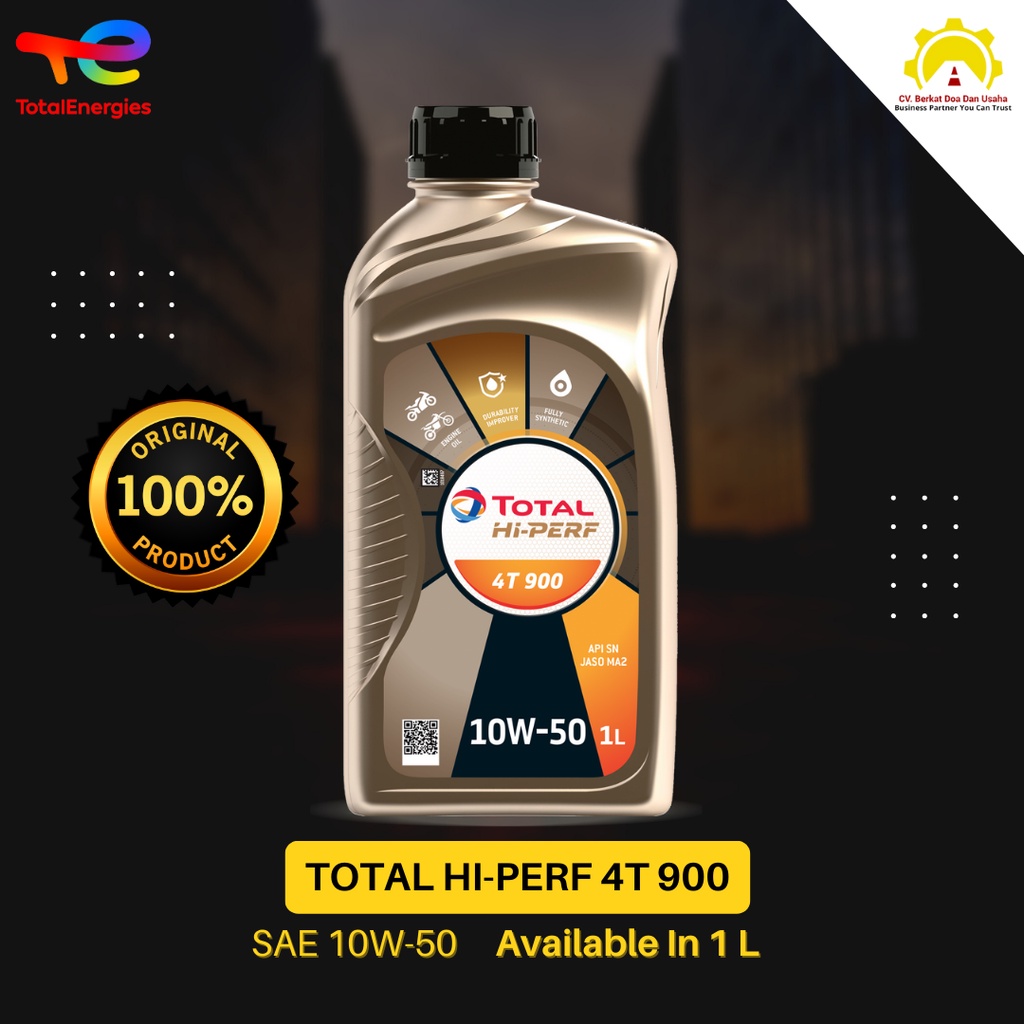 Jual Oli Total Hi-Perf 4T 900 10W-50 Ukuran 1L - Oli Motor | Shopee Indonesia