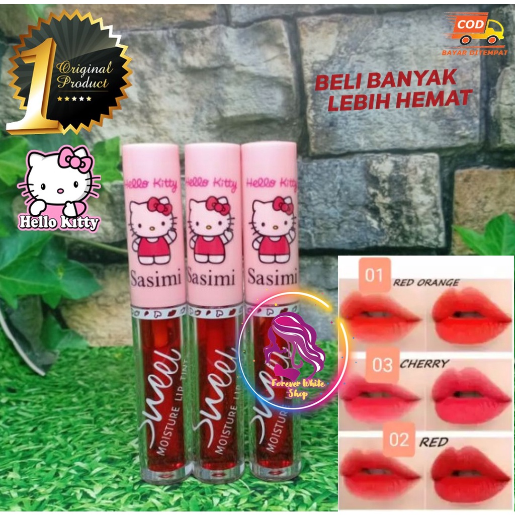 Jual TERMURAH !! Liptint Sasimi HELLO KITTY Lipgloss Sasimi HELLO KITTY ...