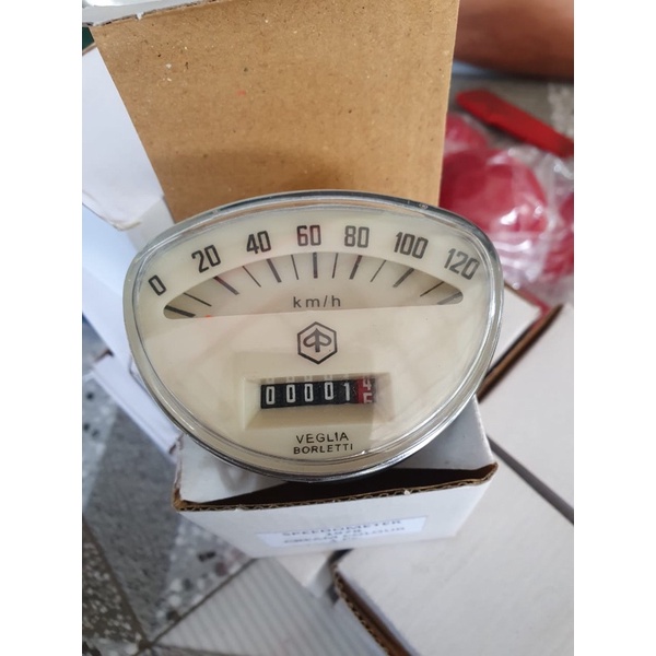 Jual spidometer vespa model kerang/spidometer vespa super/spidometer ...