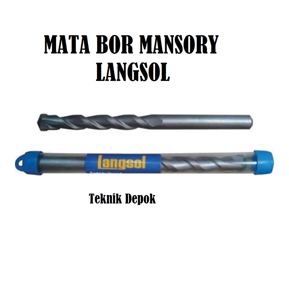 Jual Mata Bor Beton Polos 20 x 160 mm Langsol Mansory Pembuat Lubang ...