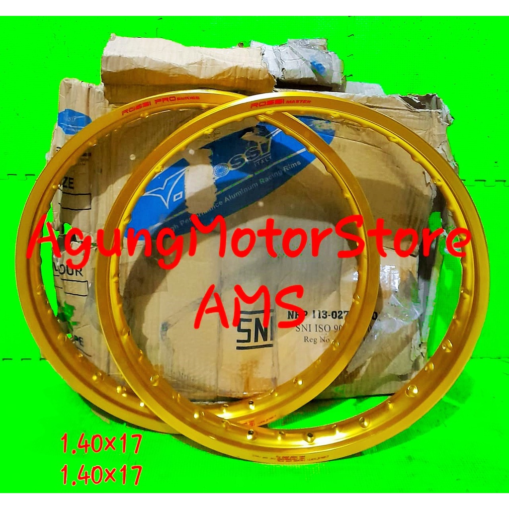 Jual VELG RING 17 140 X 17 MERK V ROSSI GOLD | Shopee Indonesia