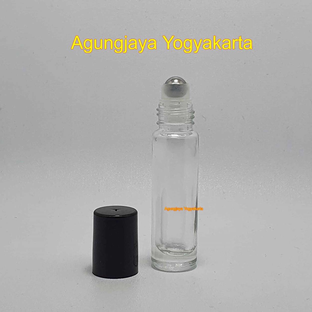 Jual Botol Roll On 10 ml Clear Original Hitam / Botol Parfum 10 ml ...