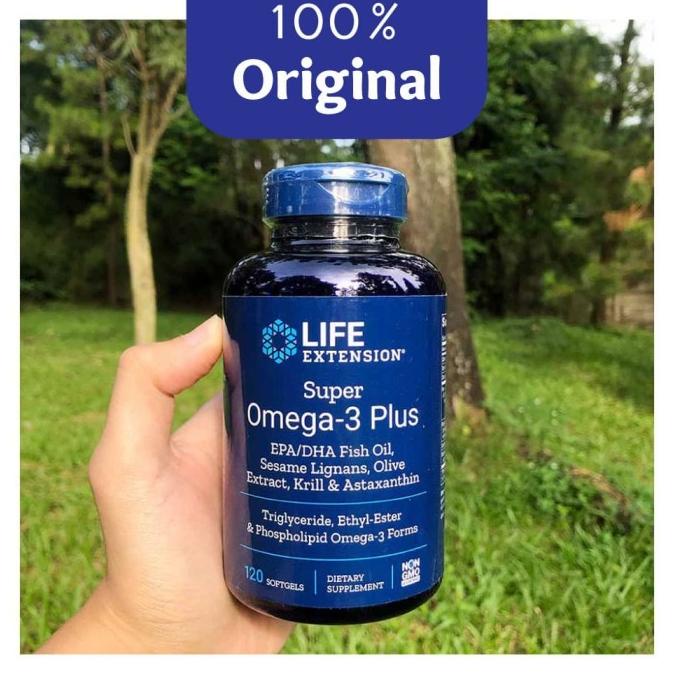 Jual Life Extension Super Omega-3 Plus EPA/DHA Fish Oil 120 Kapsul-Original | Shopee Indonesia