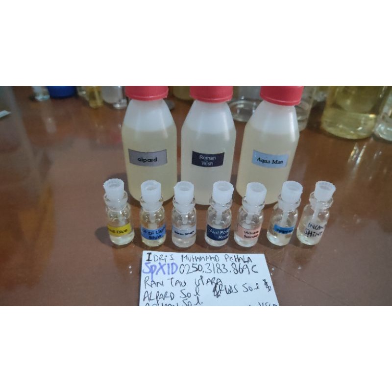 Jual Pesanan by request , bibit parfum, campuran parfum ,paket usaha ...