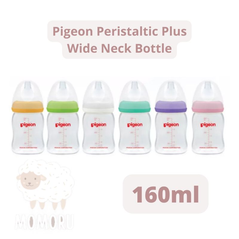 Jual Botol Susu Pigeon Wide Neck Soft Touch Peristaltic Plus 160ml 240ml | Shopee Indonesia