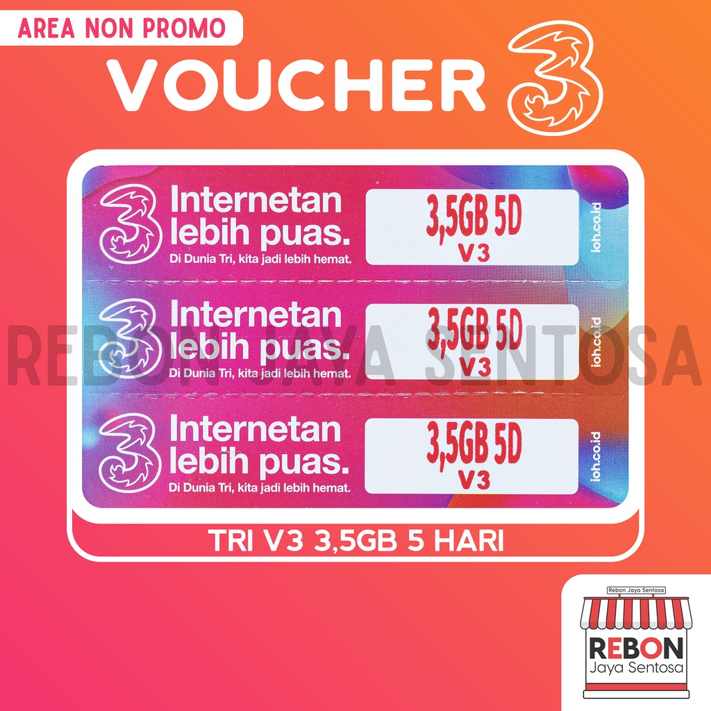 Jual V Tri V3 3.5Gb 5D Happy | Shopee Indonesia