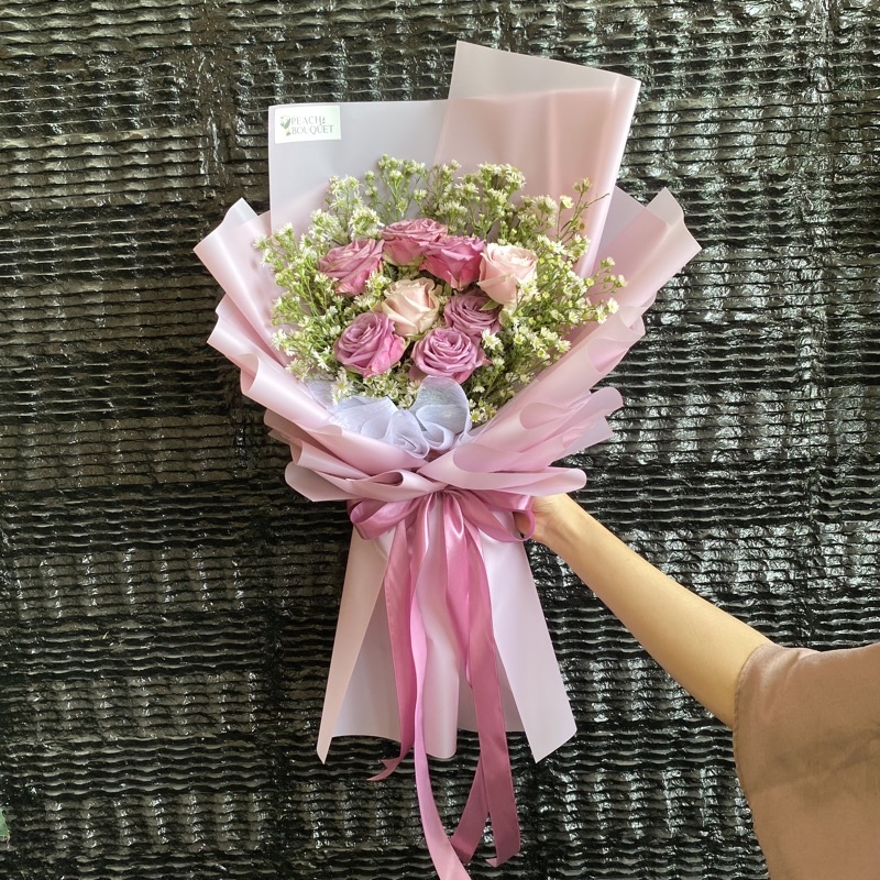 Jual Fresh Flower Bouquet Full Rose | Buket Bunga Full Mawar medan ...