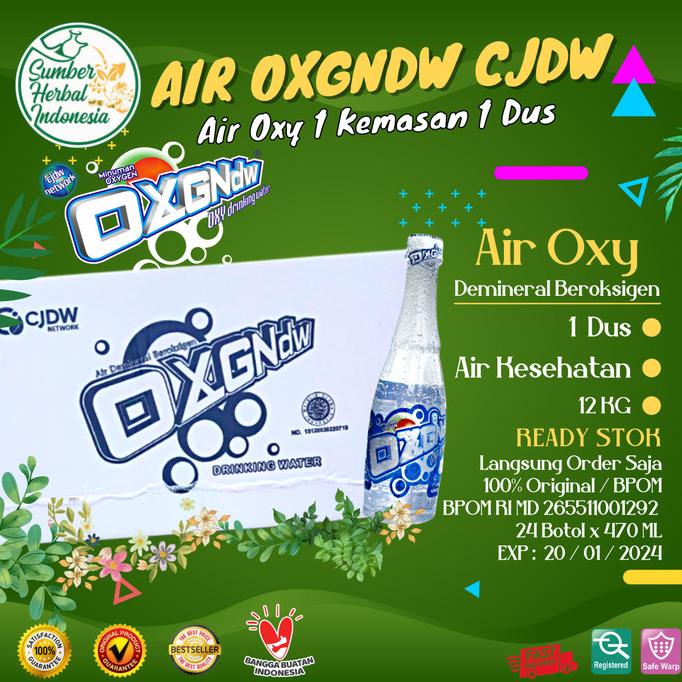 Jual Air OXY Oksigen / Oxygen Drinking Water Botol 470ml | Shopee Indonesia