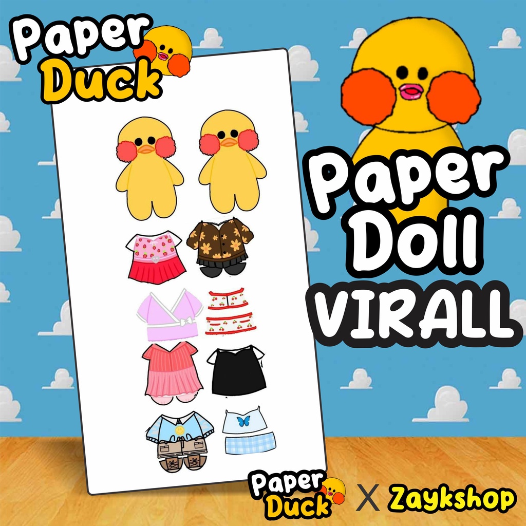 Jual MAINAN BP BPAN BEBEK PAPER DUCK VIRAL BEBEK KERTAS MAINAN EDUKASI ...