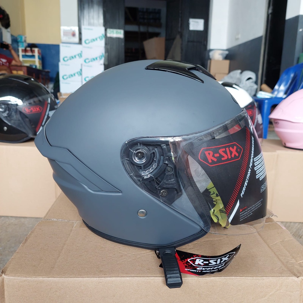 Jual R SIX Helm Half Face SNI Xpro Series | Helm R-SIX Original | Helm ...