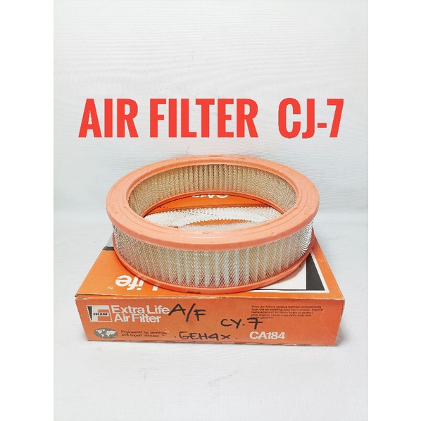 Jual Air Filter Jeep CJ7 Bensin Filter Udara CJ-7 Merk FRAM Made in USA ...