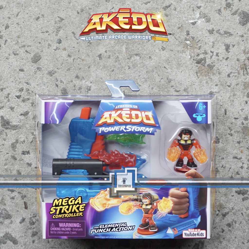 Jual Akedo Powerstorm Mega Strike Controller Turbo Chux Figure Power ...