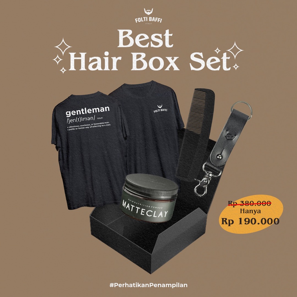 Jual Folti Baffi Best Hair Box Set | Shopee Indonesia