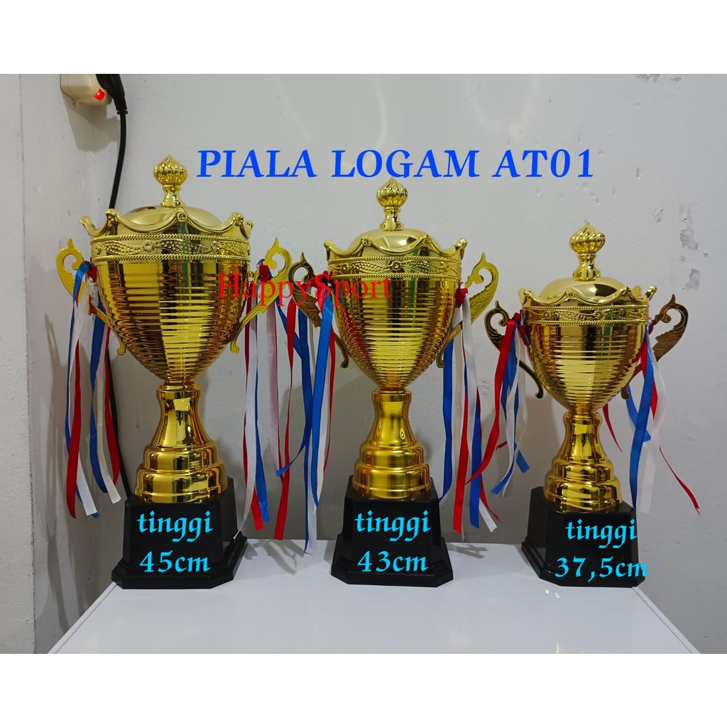 Jual PIALA KEJUARAAN LOGAM TROPHY KUNINGAN IMPORT (AT01 SATUAN 1PCS ...