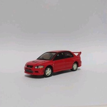Jual tomica limited Mitsubishi lancer evolution VII merah | Shopee ...