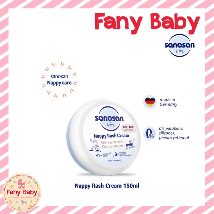 Jual SANOSAN BABY NAPPY RASH CREAM 150ML | Shopee Indonesia
