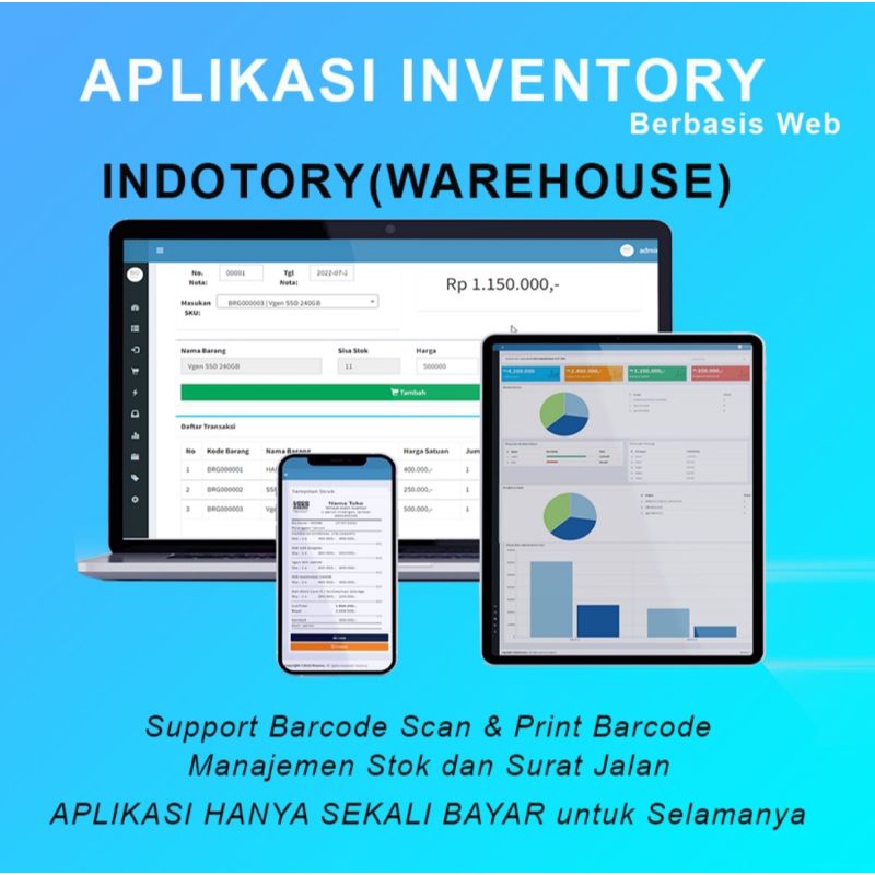 Jual Aplikasi Inventory Stok Barang untuk Managemen Gudang berbasis Web ...