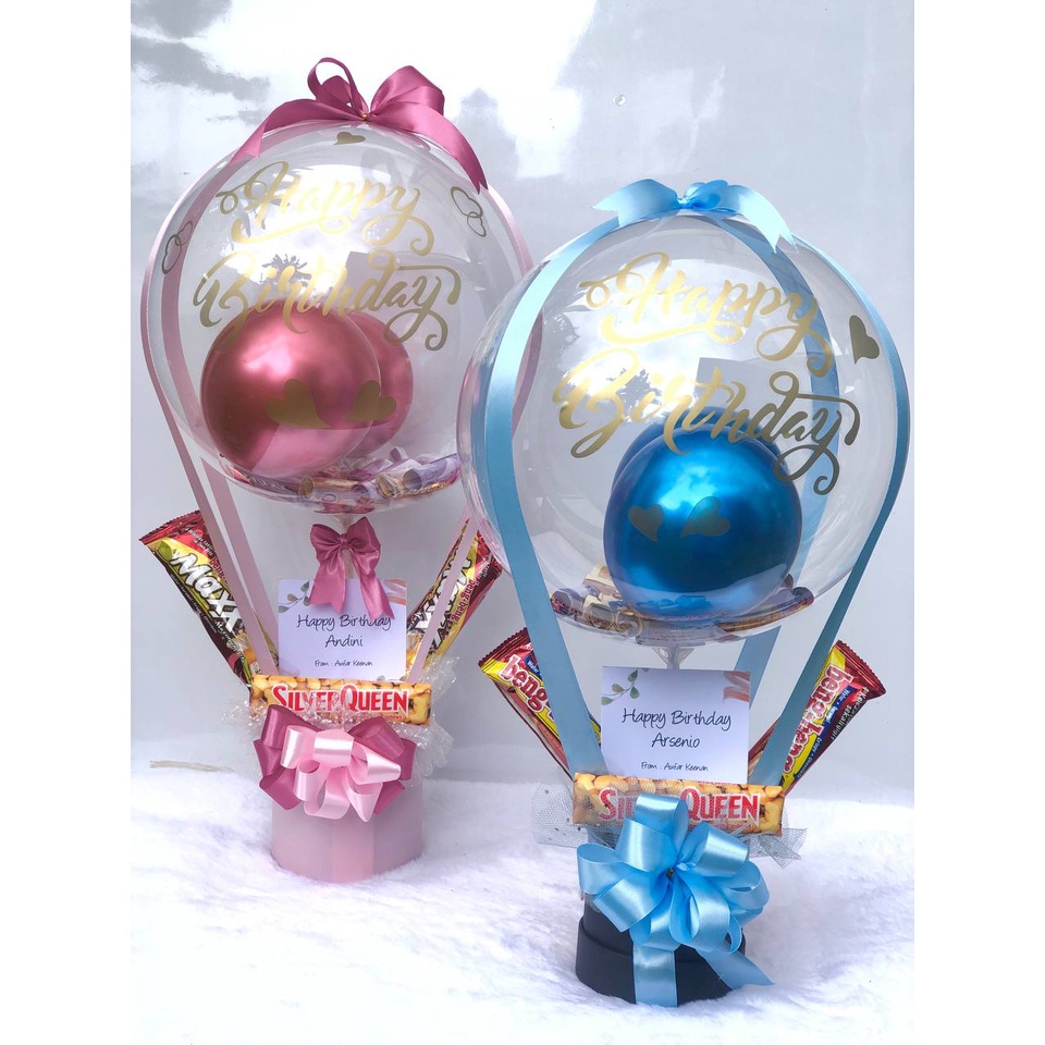 Jual Buket Balon kado wisuda buket balon snack murah READY tidak PO 1 ...