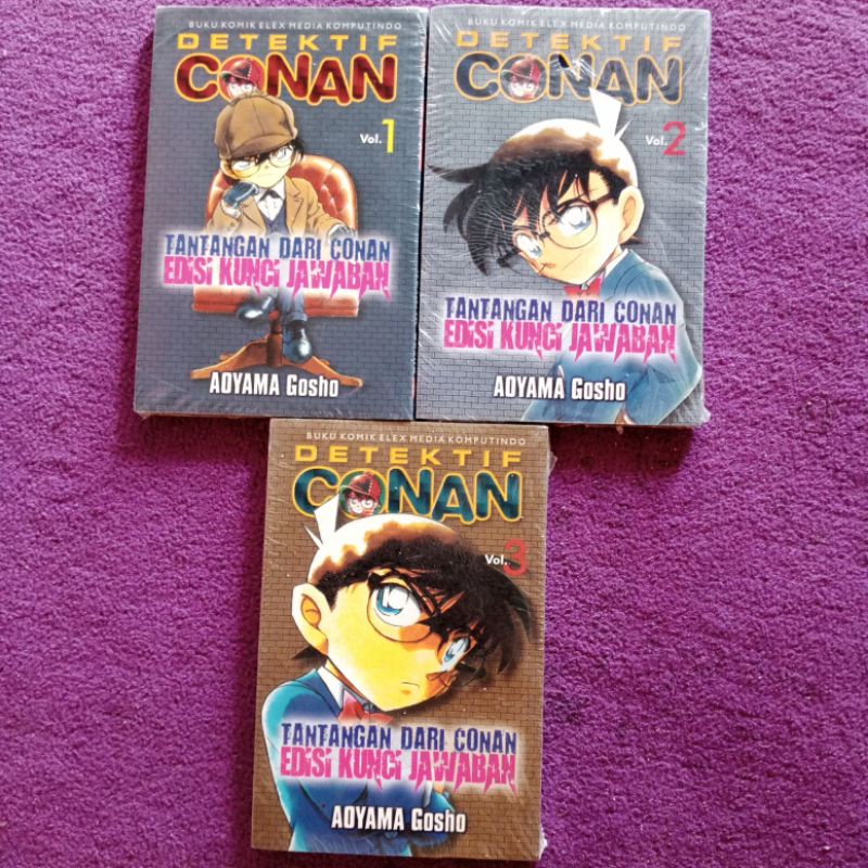 Jual Komik Detektif Conan Tantangan dari Conan Edisi Kunci Jawaban by Aoyama Gosho | Shopee ...