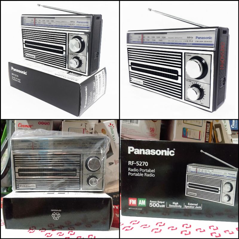 Jual Radio Panasonic Portable RF-5270 Model Jadul AM-FM Klasik Oroginal ...