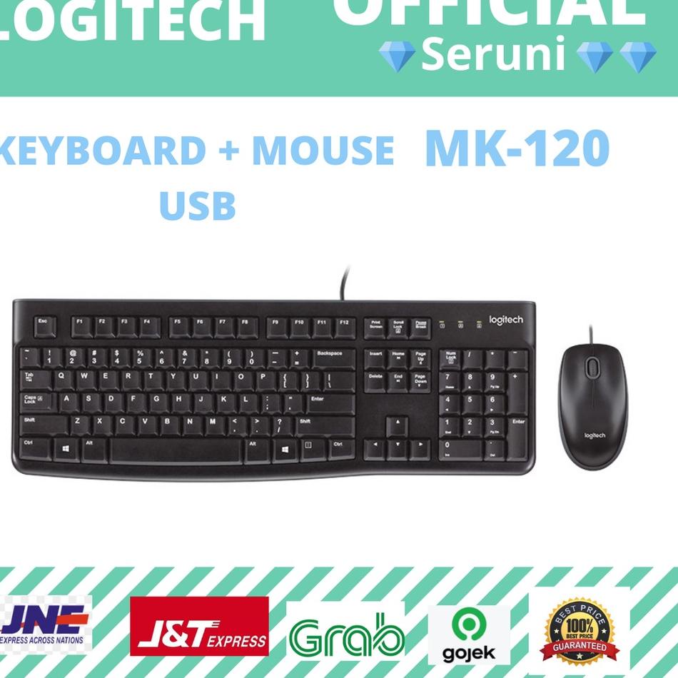 Jual Super Jualan Keyborad combo keyboard + mouse usb (MK120) | Shopee ...