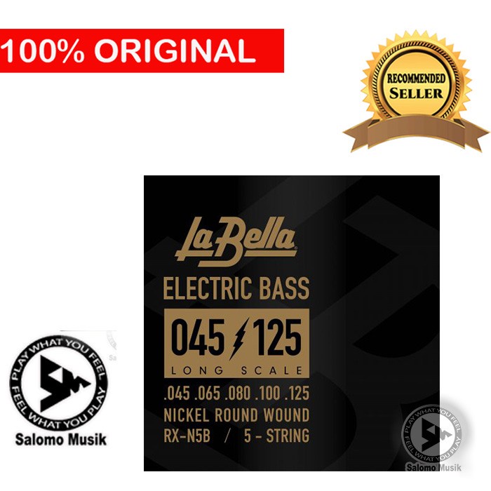 Jual Senar Bass 5 String La Bella RX N5B 45-125 Original | Shopee Indonesia