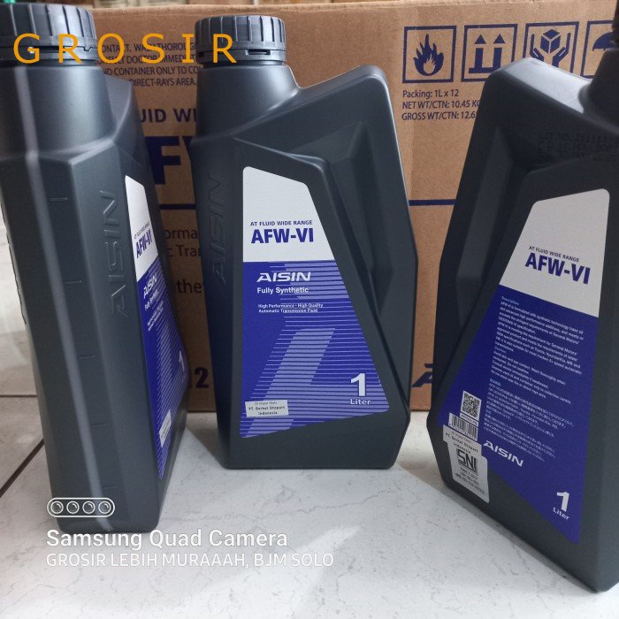 Jual GROSIR : OLI MATIC ATF AFW VI DEXTRON 6 1L AISIN AT FLUID WIDE ...
