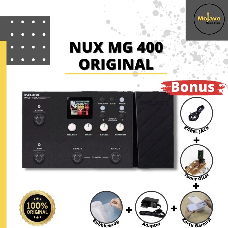 Jual Multi Efek Gitar Nux MG400 MG 400 MG-400 Modelling Guitar Bass ...