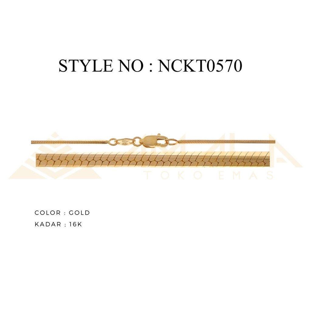 Jual KALUNG WANITA EMAS | GOLD NECKLACE 16K - AMALA GOLD [KING HALIM ...