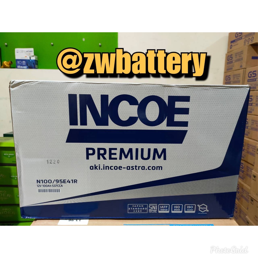 Jual AKI BASAH GENSET INCOE PREMIUM ASTRA N100 AKI BASAH 12V / 100Ah | Shopee Indonesia