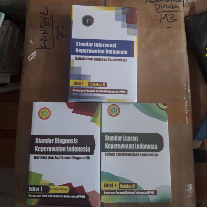 Jual Ppni 3 Buku Standar Diagnosis Keperawatan Indonesia | Shopee Indonesia