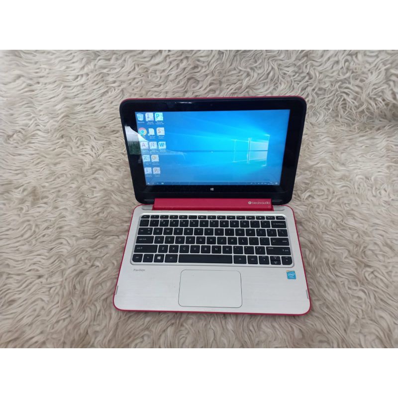 Jual Notebook HP Pavilion 11 X360 Ram 4gb HDD 500gb intel Celeron layar setuh | Shopee Indonesia