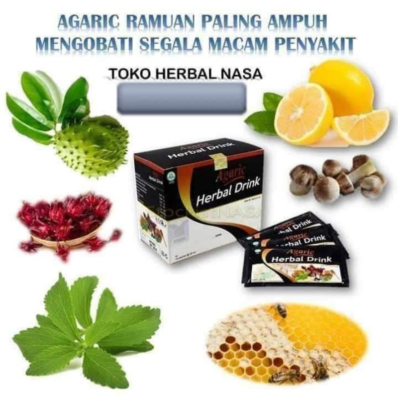 Jual AGARIC HERBAL DRINK NASA/AGARIC NASA/AGARIC ORIGINAL/OBAT HERBAL ...