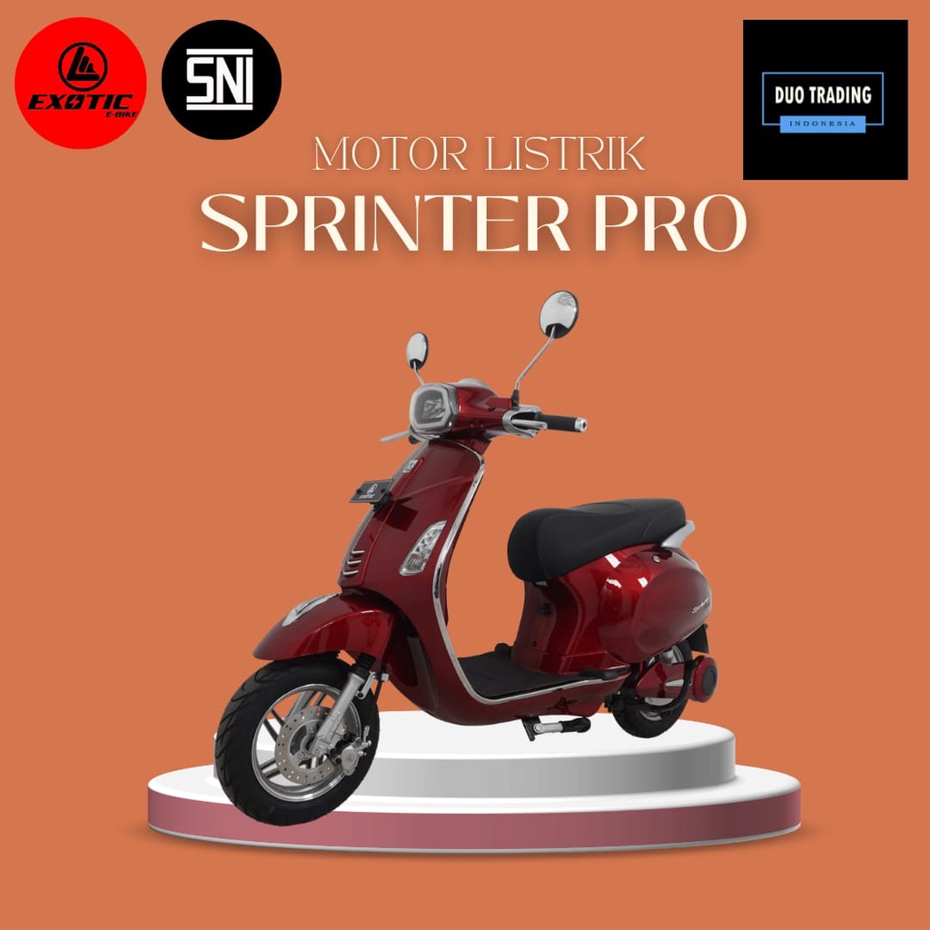 Jual Sepeda Motor Listrik Vespa Listrik Sprinter Pro Pacific Exotic ...