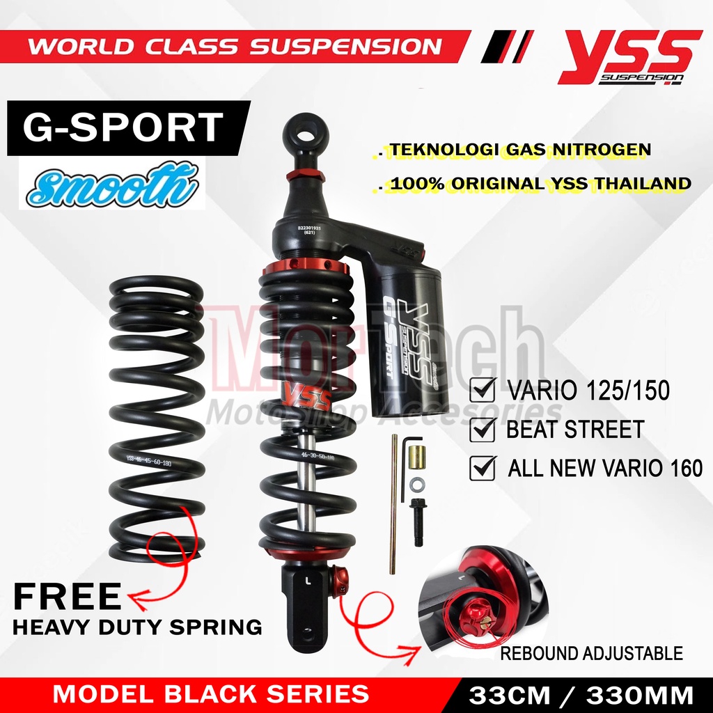 Jual Sok Shok Shockbreaker YSS G-Sport Black Series Smooth / K Series ...
