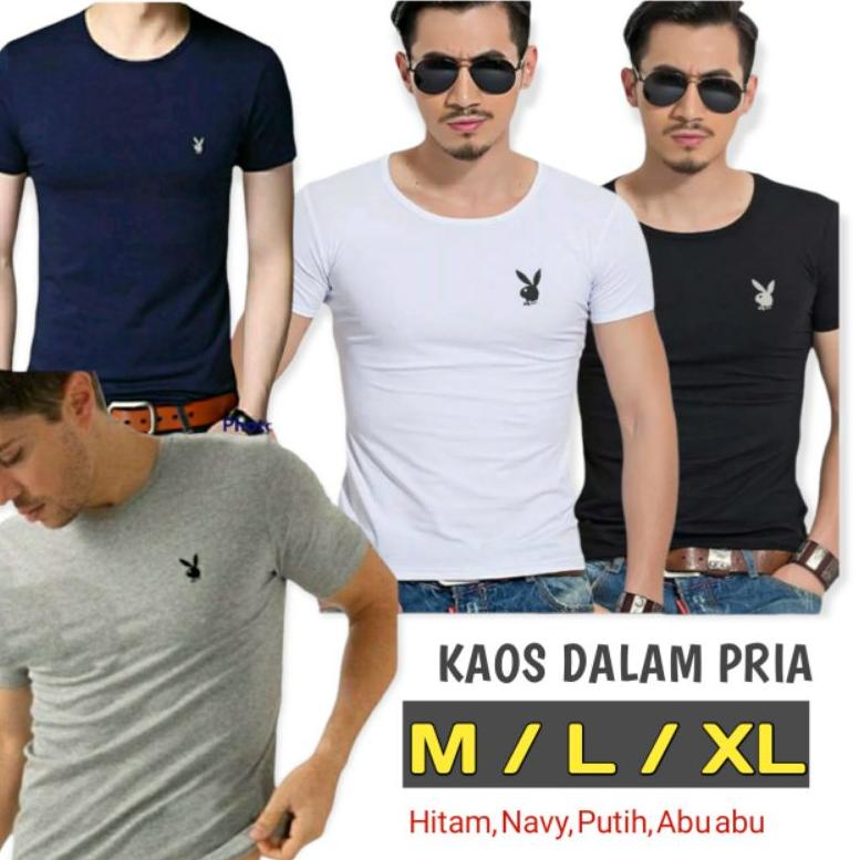 Jual Kaos Dalam Polos Pria / Kaos Playboy / Baju Dalaman Pria Polos ... Jual Kaos Dalam Polos Pria / Kaos Playboy / Baju Dalaman Pria Polos ...