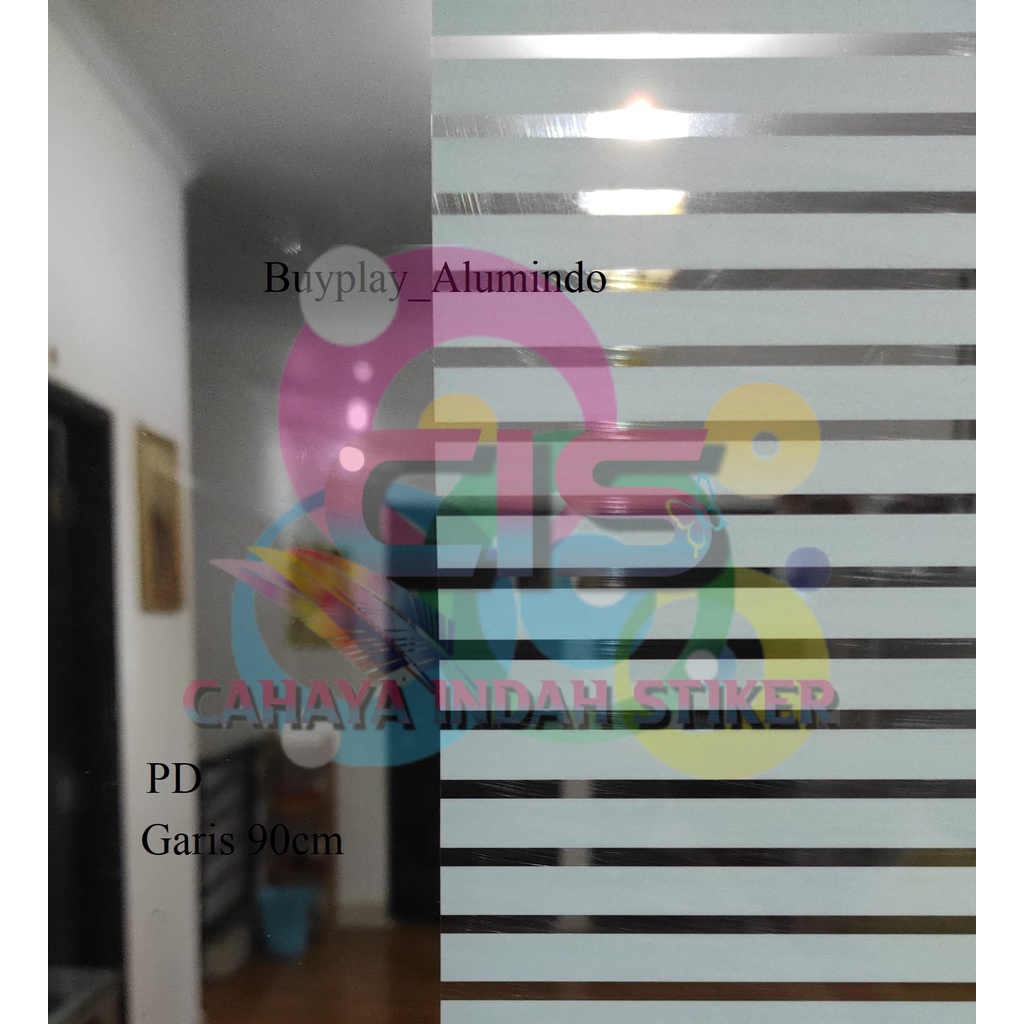 Jual STIKER KACA SANDBLAST/STICKER KACA motif Garis | Shopee Indonesia