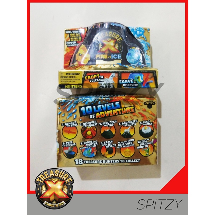 Jual Treasure X Fire Vs Ice Hunter Single Pack Volcano | Shopee Indonesia