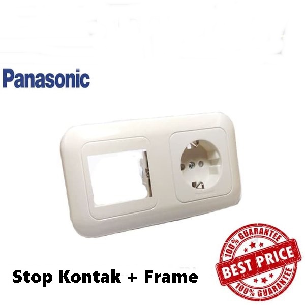 Jual Panasonic Stop Kontak + Frame Kosong IB Inbow | Shopee Indonesia