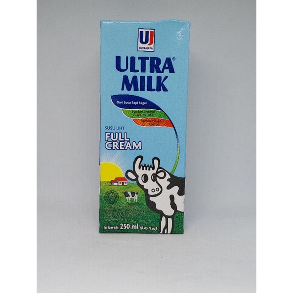 Jual Susu Ultra Milk Uht Full Cream 250ml | Shopee Indonesia