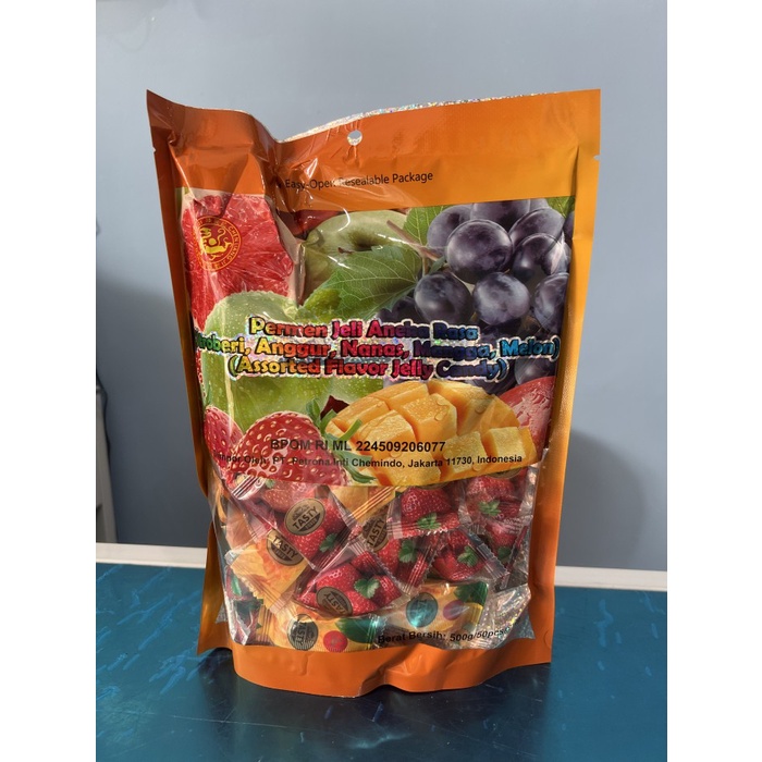 Jual CHEN LIANG JI PERMEN JELI JELLY 500 GRAM ANEKA RASA STRAWBERRY ...