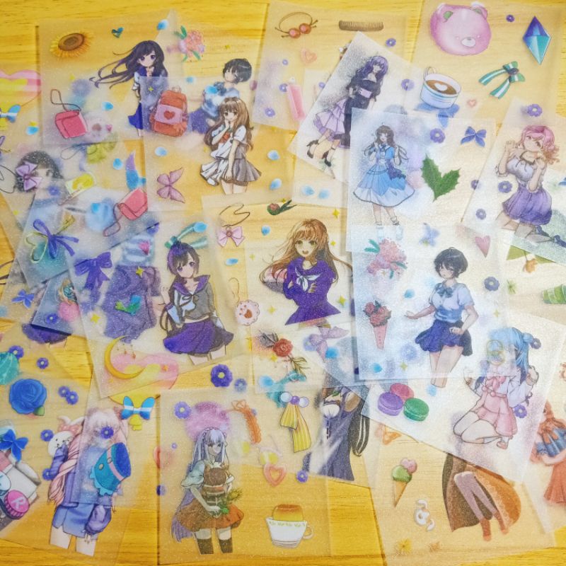 Jual Stiker Kartun Anime /sticker journal/ stiker viral 1 PCS | Shopee ...