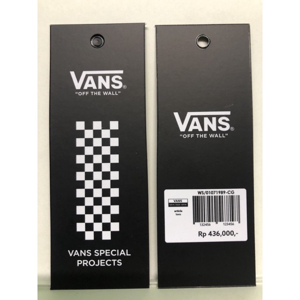 Jual VANS TAG PRICE BARCODE SUPER PREMIUM CO 1X DI KIRIM 600PCS ...